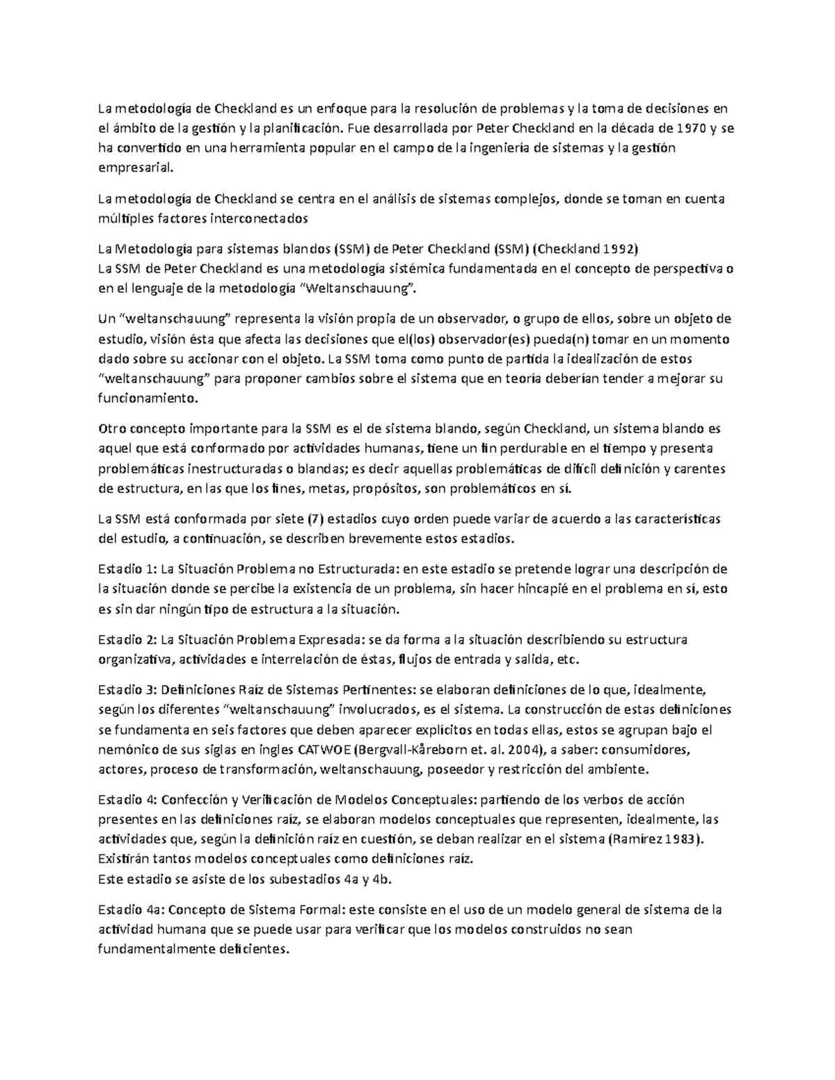 Checkland - Fue desarrollada por Peter Checkland en la década de 1970 y ...