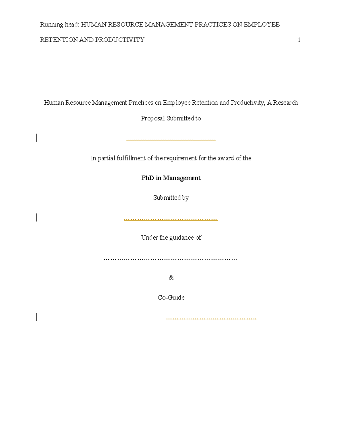 Human Resource Management Practices on Employee Retention and ...