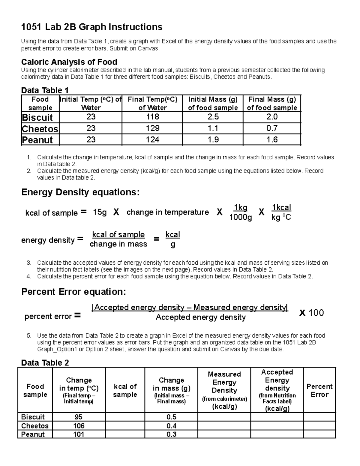 1051 Lab2B Graph Instructions - 1051 Lab 2B Graph Instructions Using ...