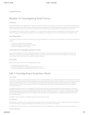 Manual - Lab - Dark Web Forensics - CyberQ Document Module 10: Dark Web Forensics Lab Scenario ...