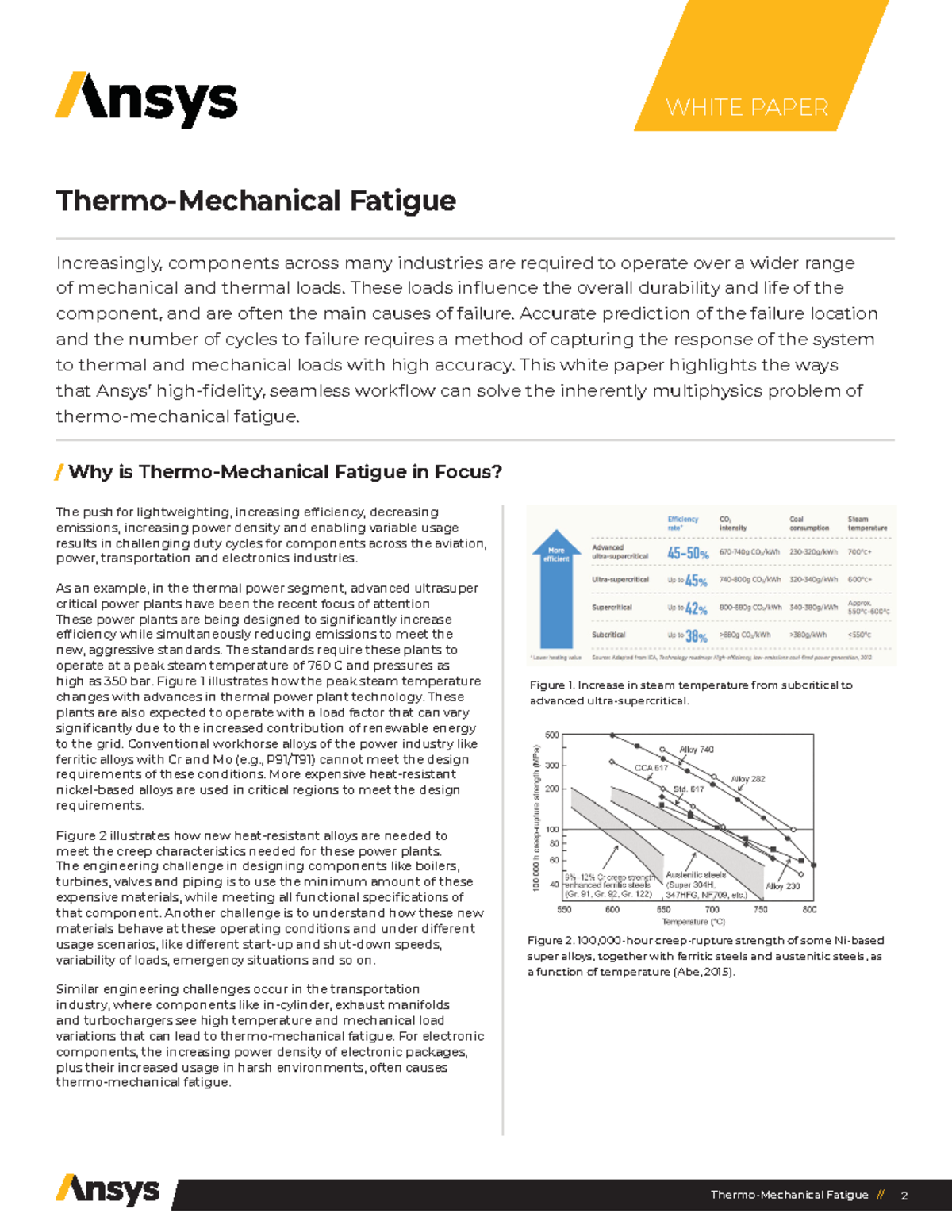 Thermo mechanical fatigue wp - Thermo-Mechanical Fatigue The push for ...