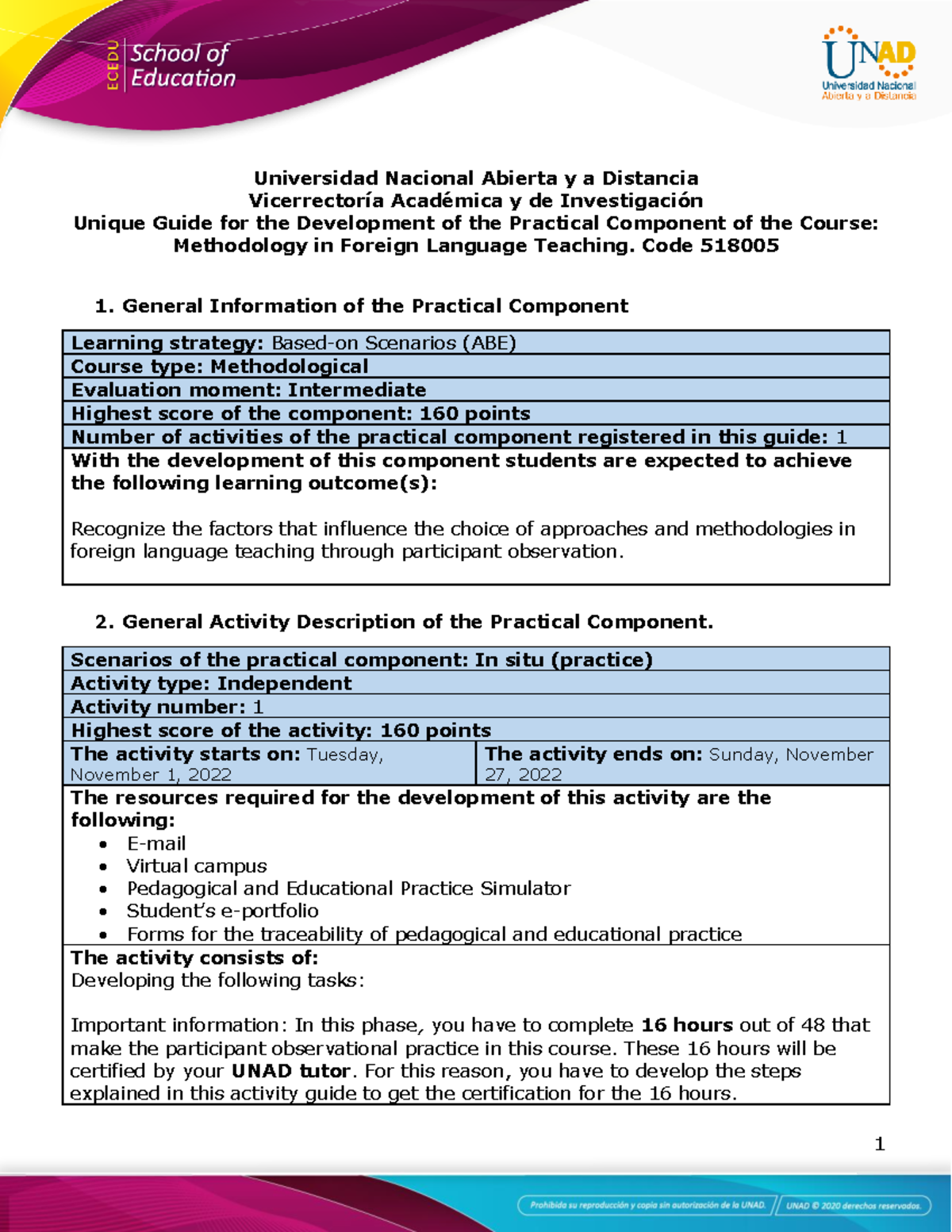 Guide for the development of the Practical Component - Phase 4- Scenario 3 - Simulate scenario ...