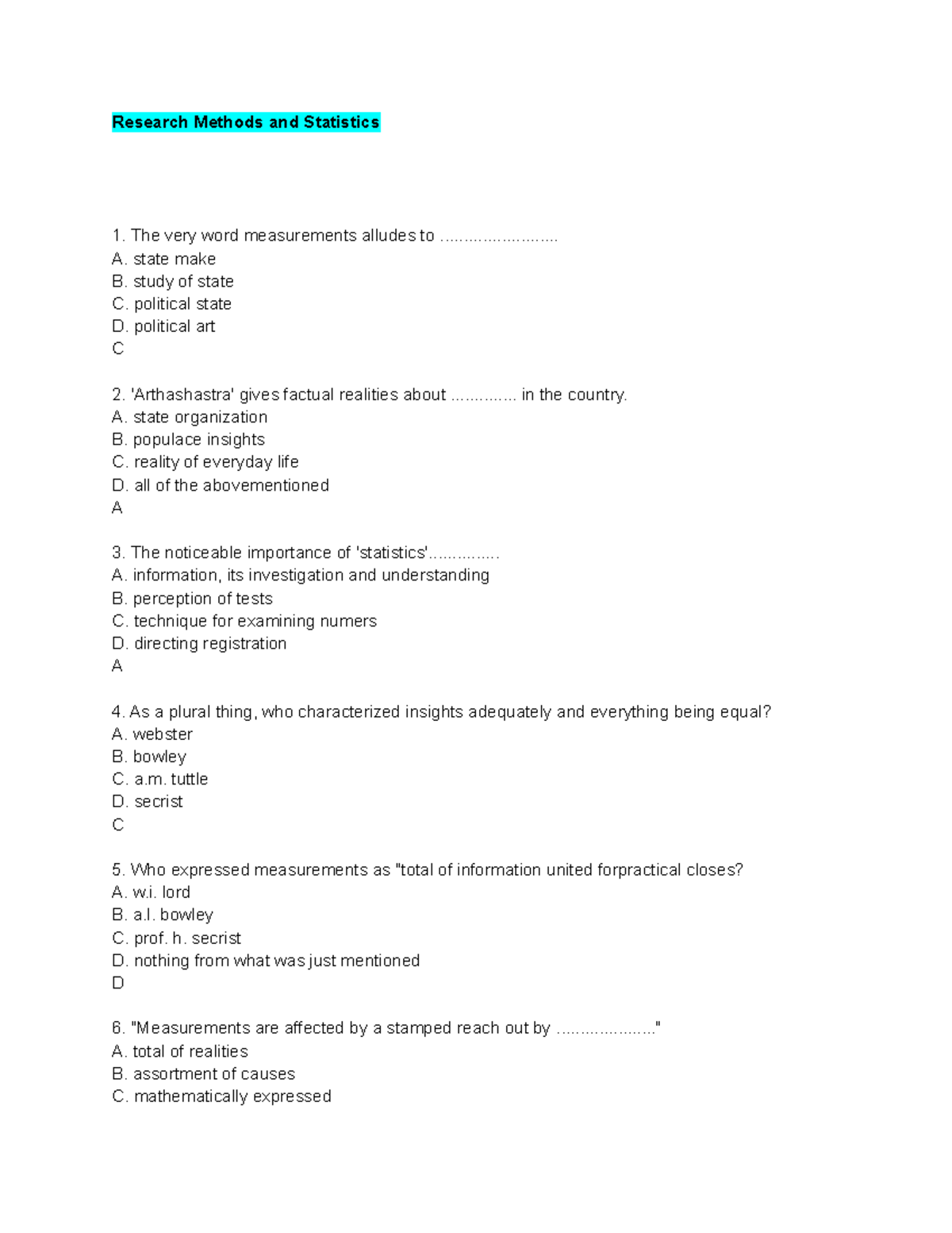 Chapter 3 Research Methods and Statistics - Research Methods and ...