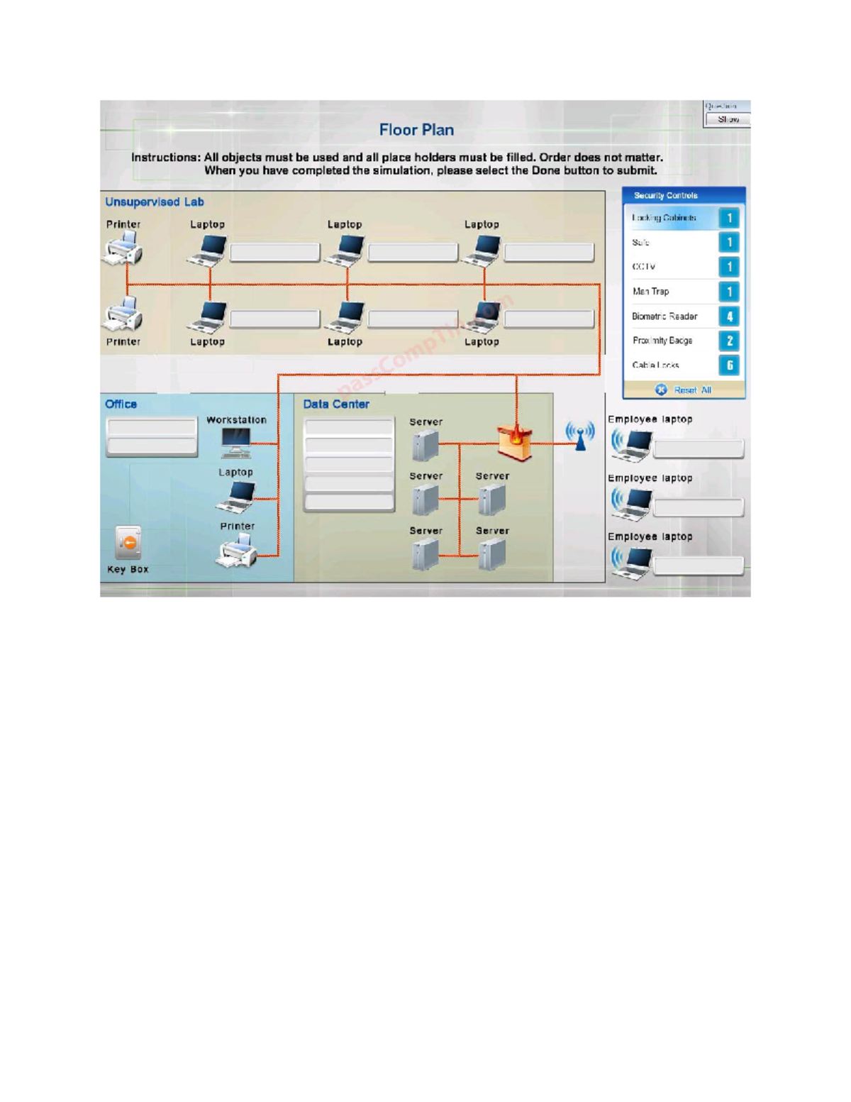 Security PBQ questions - D073 - The Accounting workstation can ONLY ...
