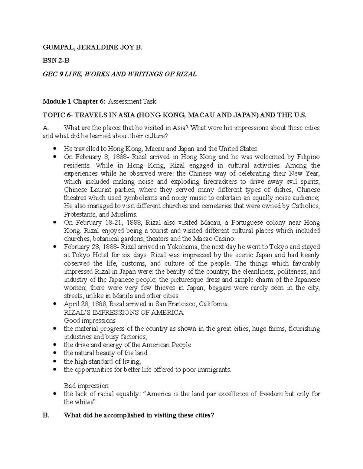 Gumpal Jeraldine JOY B BSN2B Activity#5 GEC9 - GUMPAL, JERALDINE JOY B ...