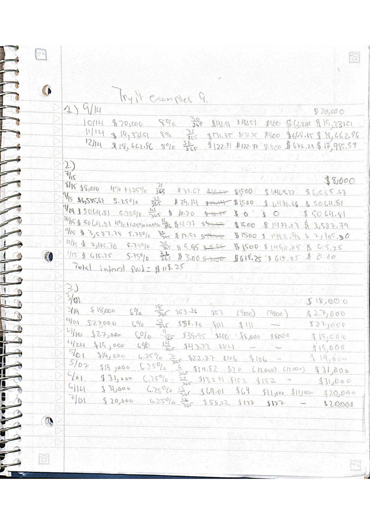 Try It Examples 9 - MAT 1053 - Studocu