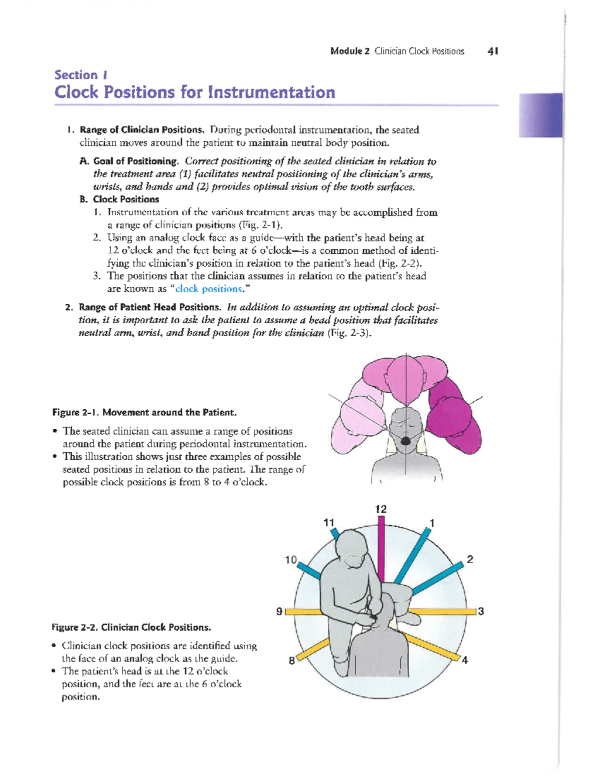 Left Handed Clinician - Lecture notes 2 - Module 2 Clinician Clock ...
