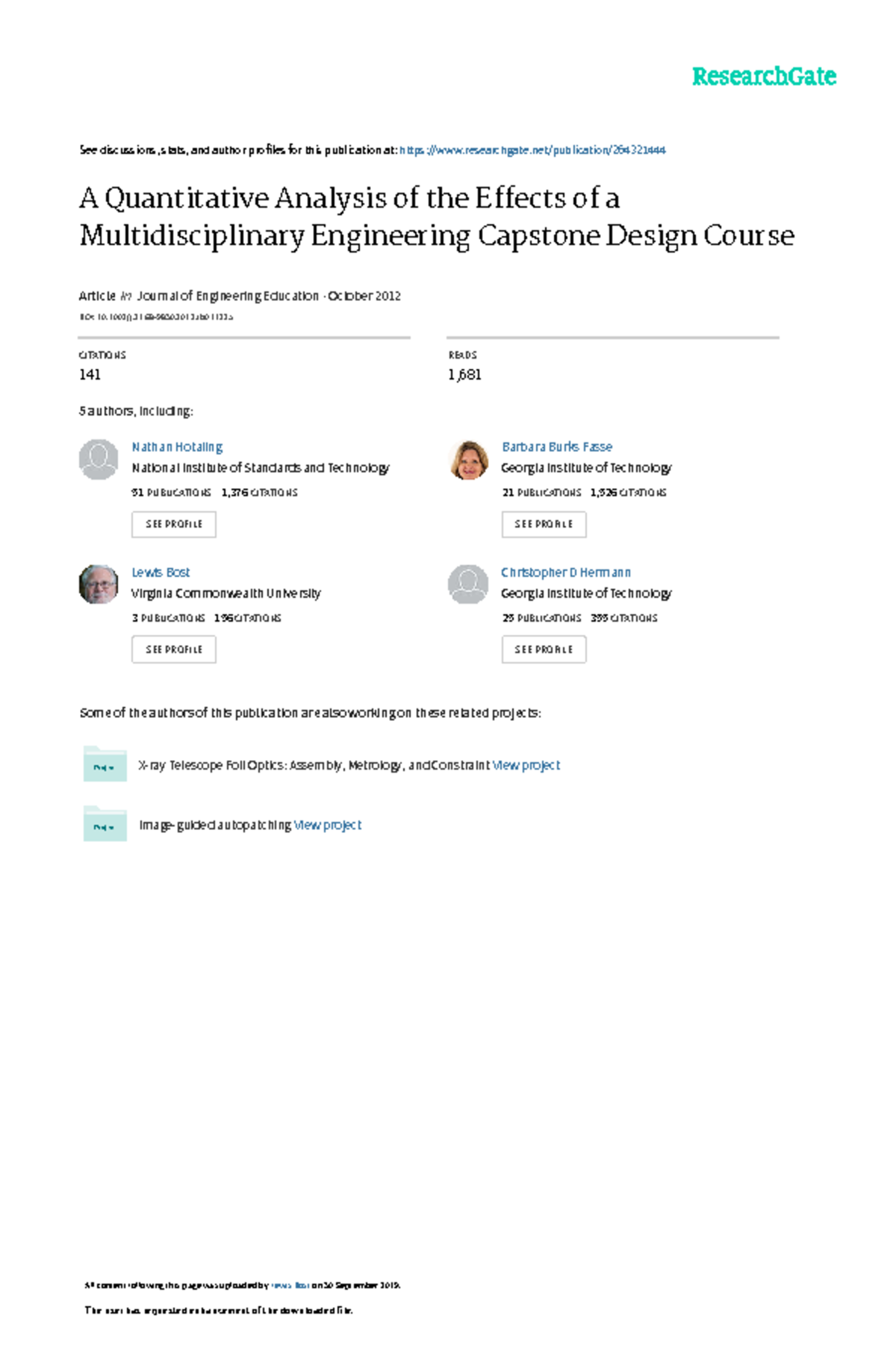 A Quantitative Analysis of the Effects ocopy - See discussions, stats ...