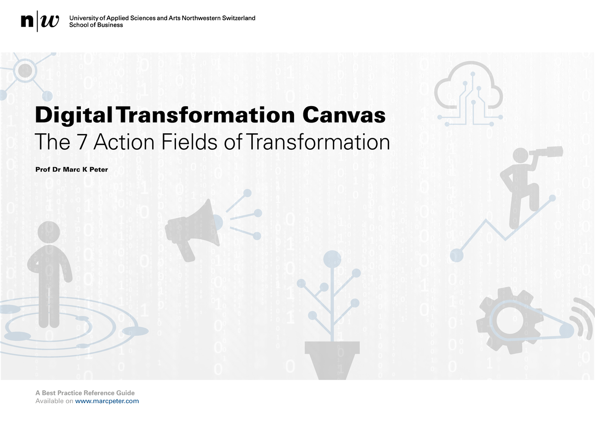 Digital Transformation Canvas Marc Peter English - Digital ...
