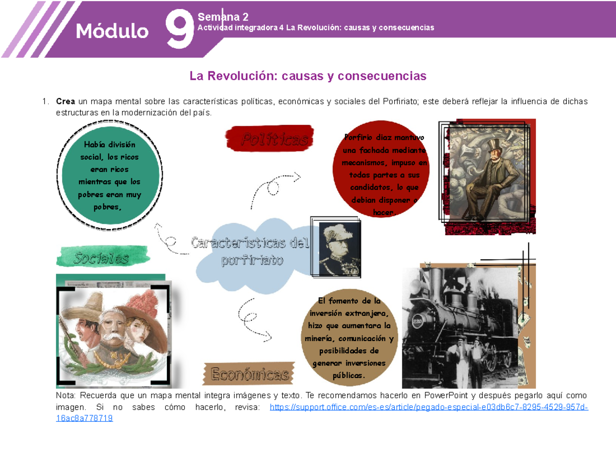 modulo 9. actividad integradora 4. sesión 2. - La Revolución: causas y ...