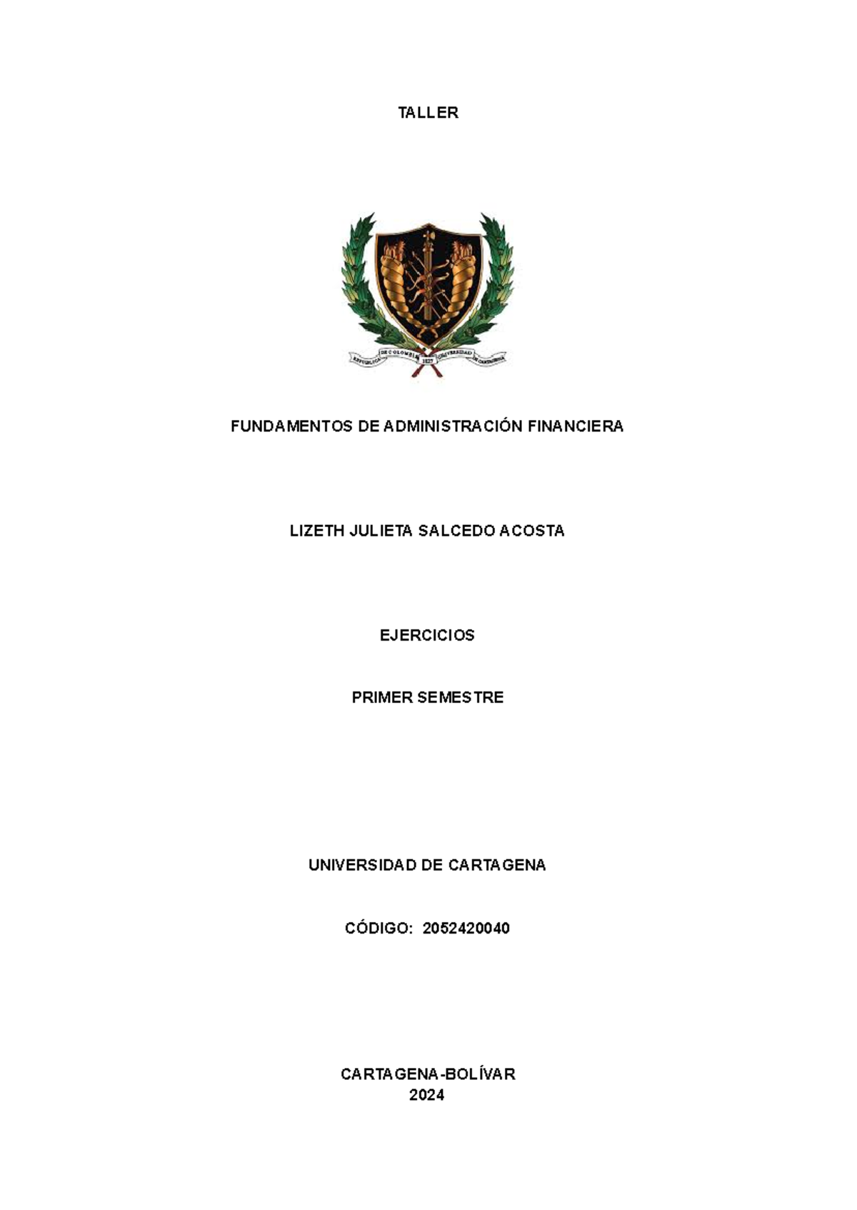 Actividad Unidad 3 (002) - TALLER FUNDAMENTOS DE ADMINISTRACIÓN ...