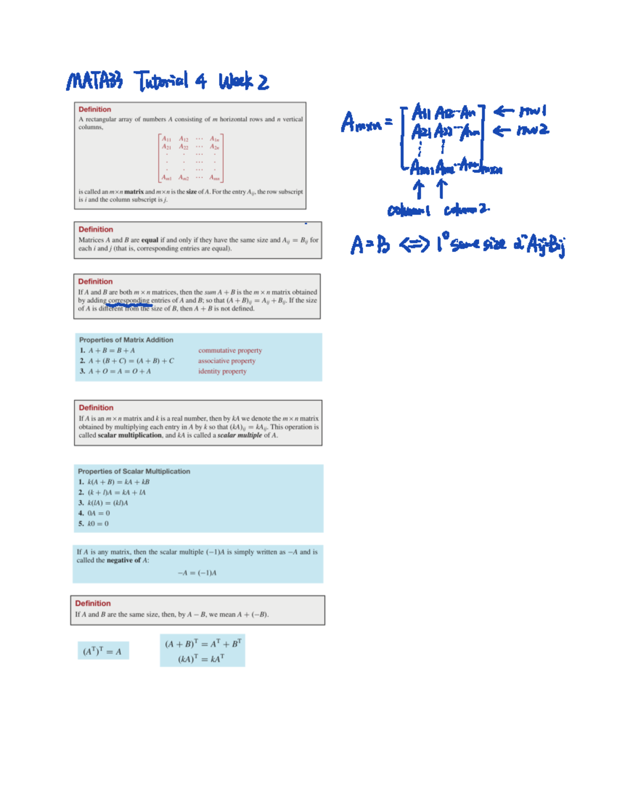 MATA33 Tutorial 4 Week 2 - MATA33 Tutorial4 Week Ami 蕊 AmAmiAmmxn T T ...