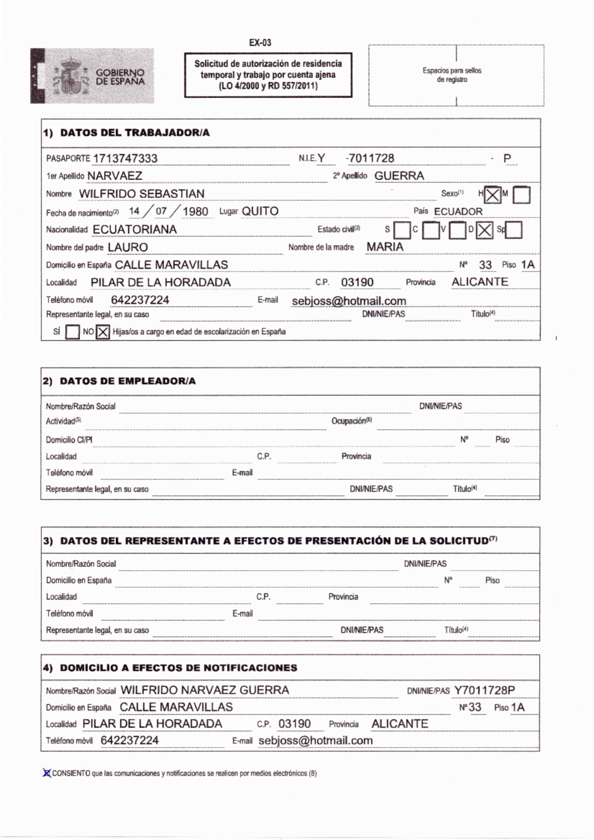 Formulario Ex-03 - Derecho procesal 2 - Studocu