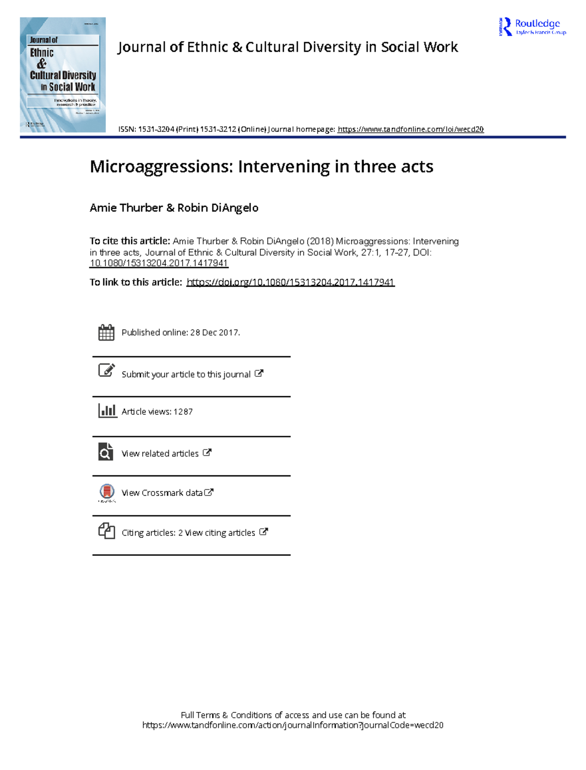 Microaggressions Intervening in three acts - Full Terms & Conditions of ...