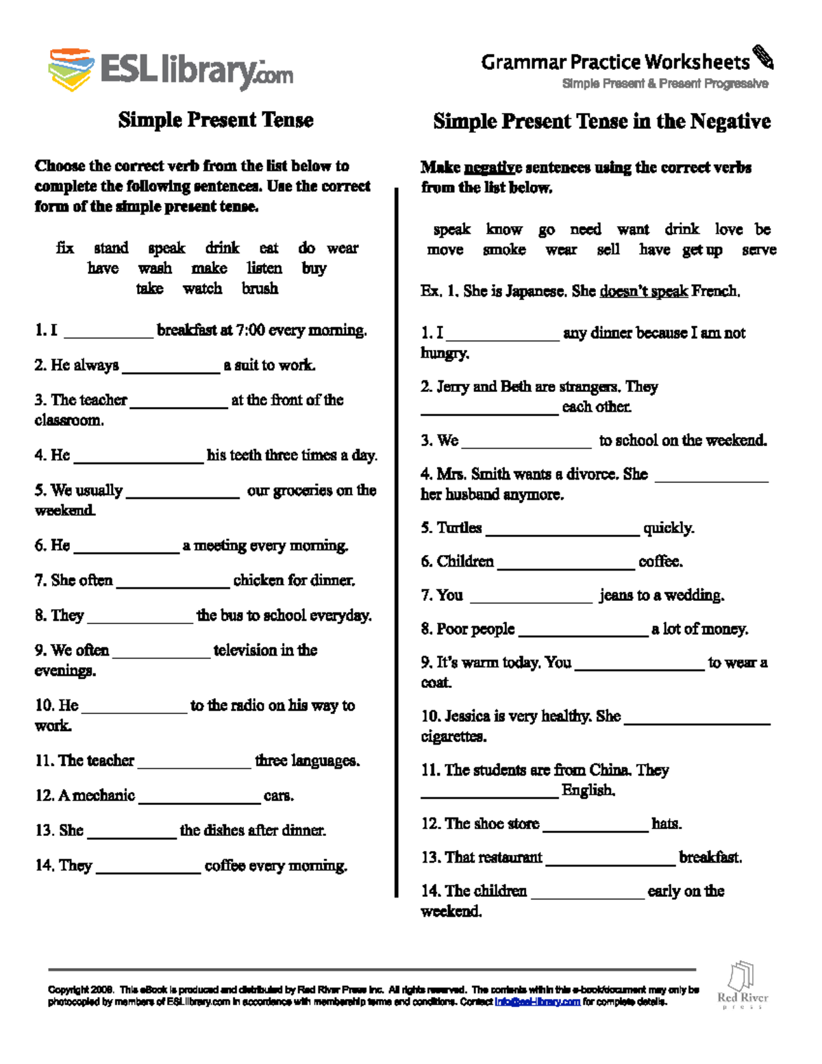 Present Simple - repaso - Ingles - Studocu