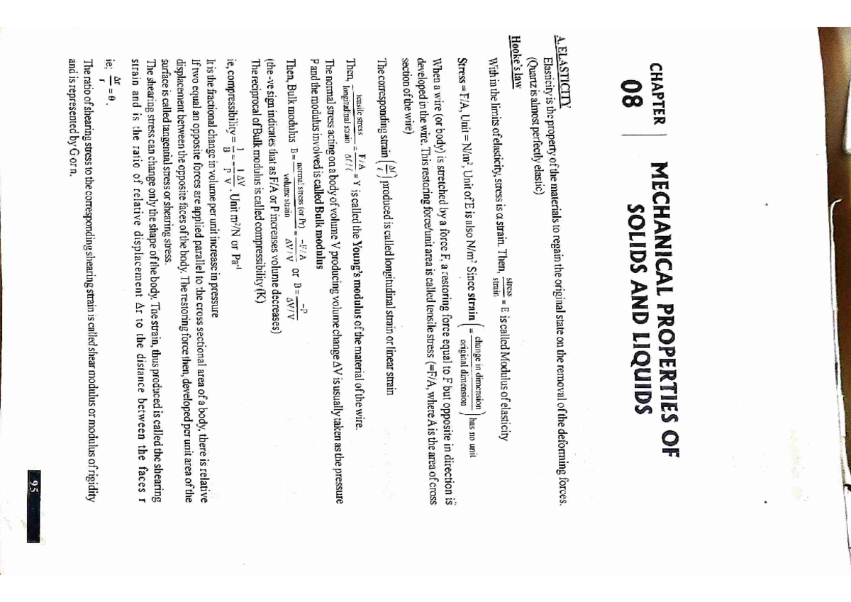 Document 51 - Mechanic properties of solids - Physics - Studocu