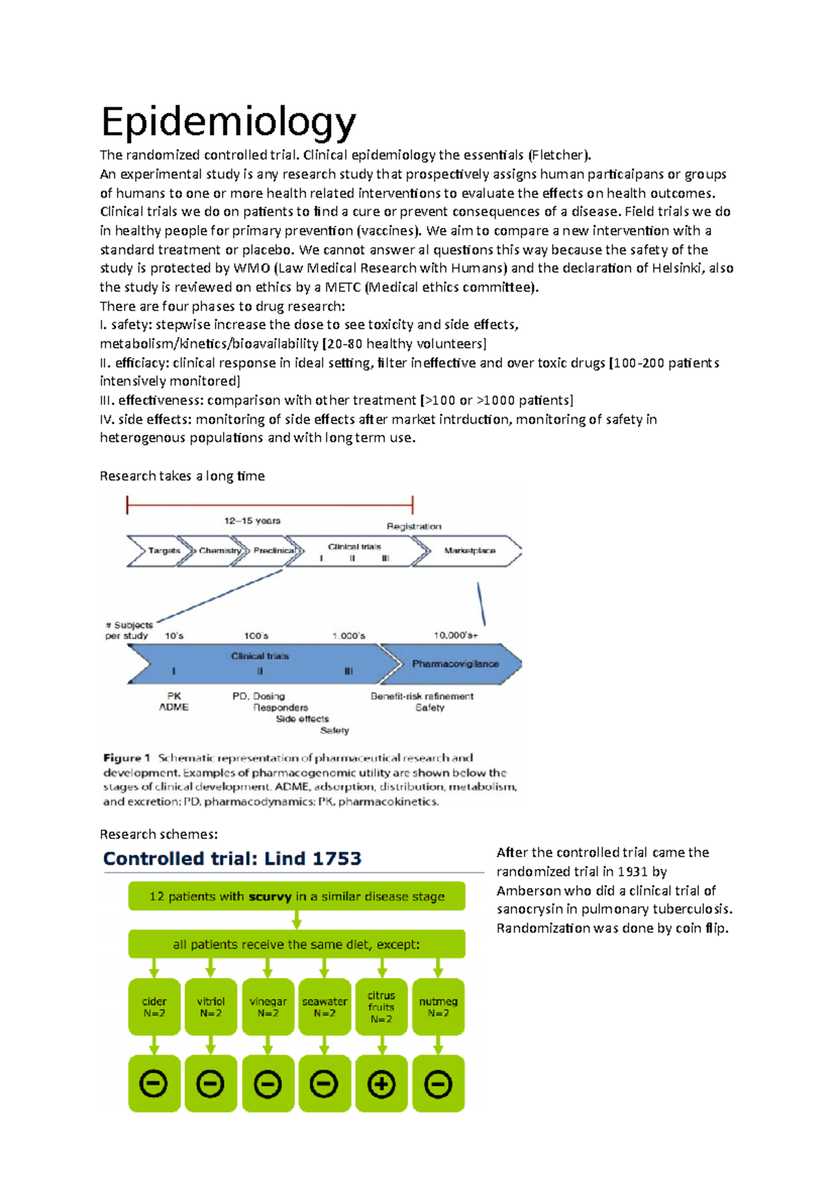 Epidemiology - Epidemiology The randomized controlled trial. Clinical ...