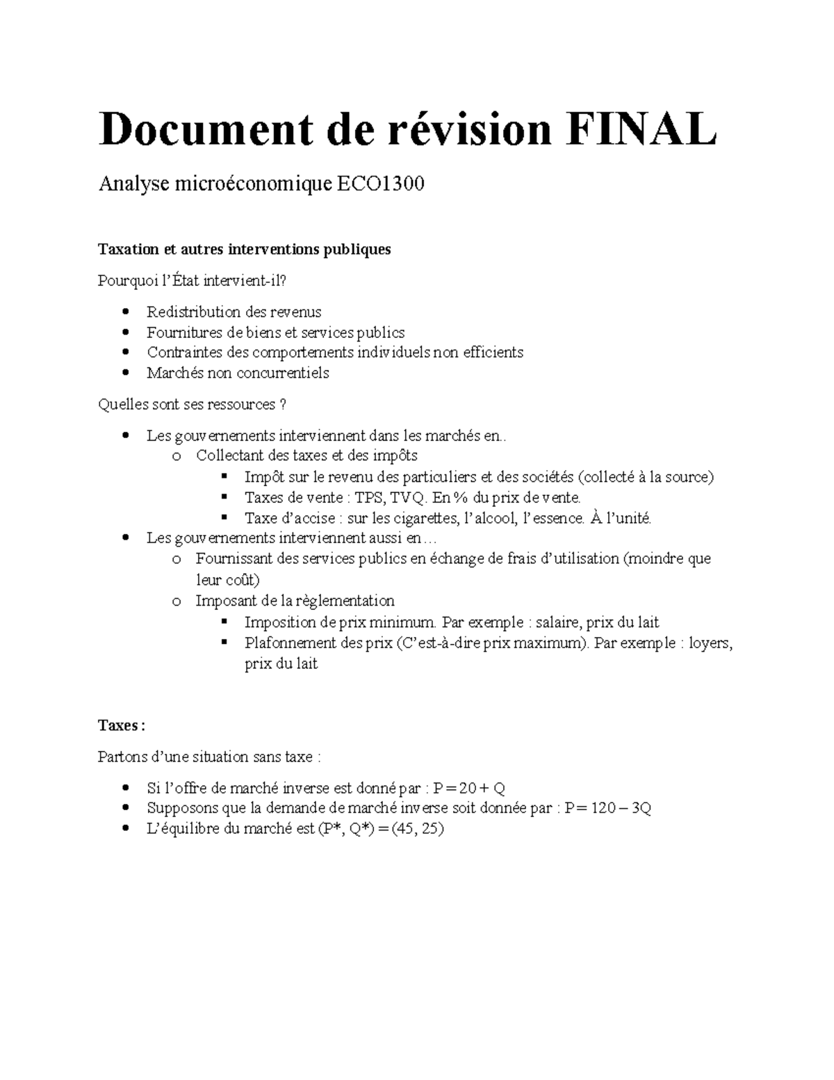 Document-de-révision- Final - Document de révision FINAL Analyse ...
