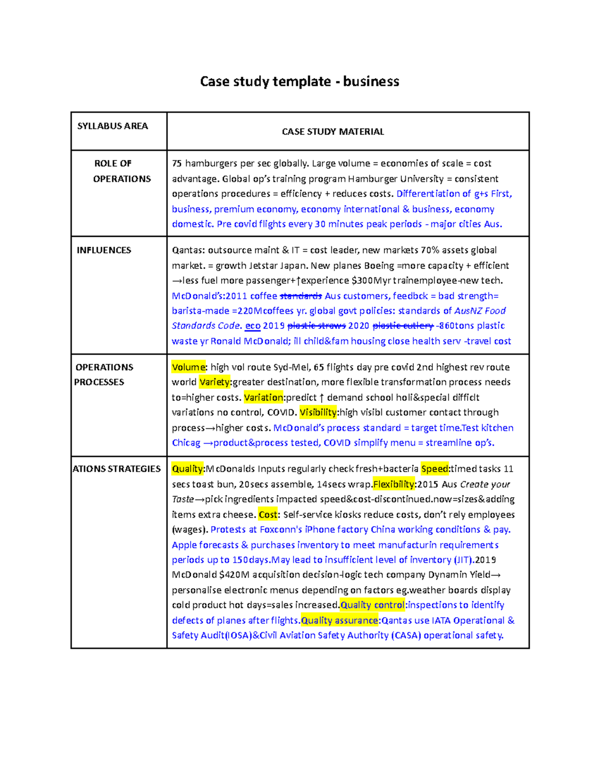 Case study template - business - Case study template - business ...