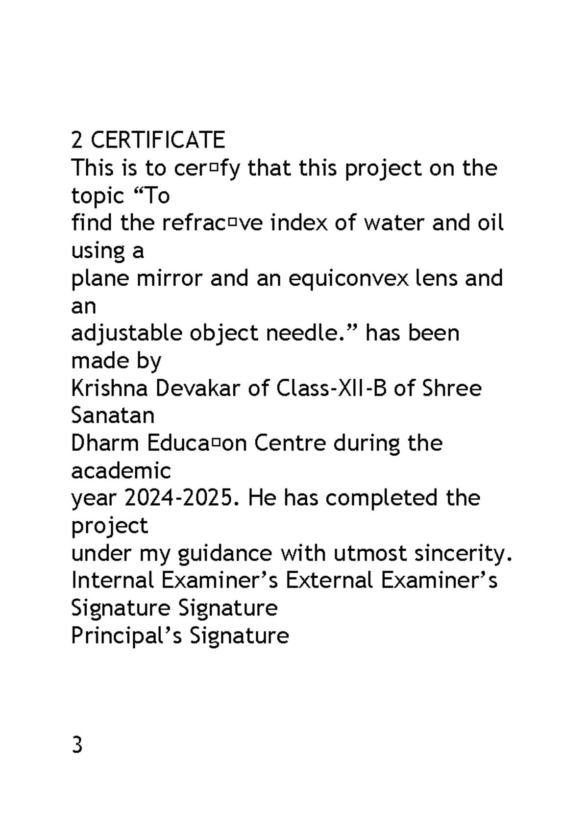 Pavnesh kr pal - abc - 2 CERTIFICATE This is to cerfy that this ... Pavnesh kr pal - abc - 2 CERTIFICATE This is to cerfy that this ...