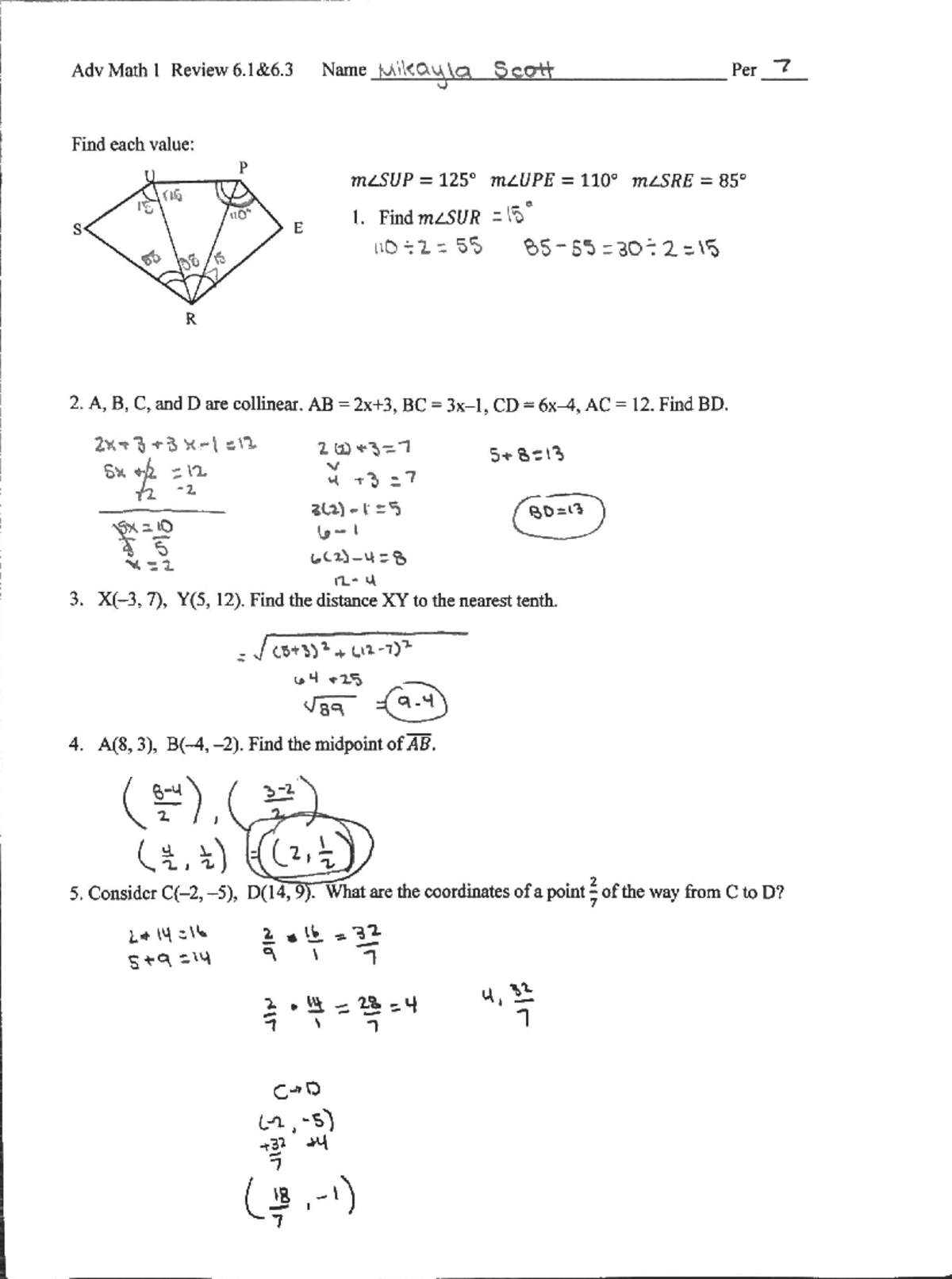 Math review - use to study for tests - Studocu