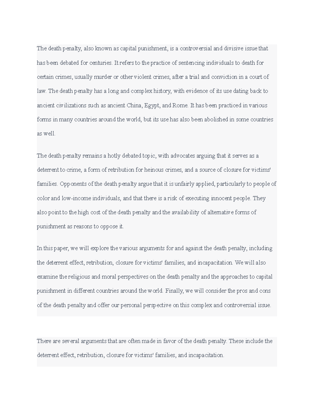 Pros and Cons of Death Penalty - The death penalty, also known as ...