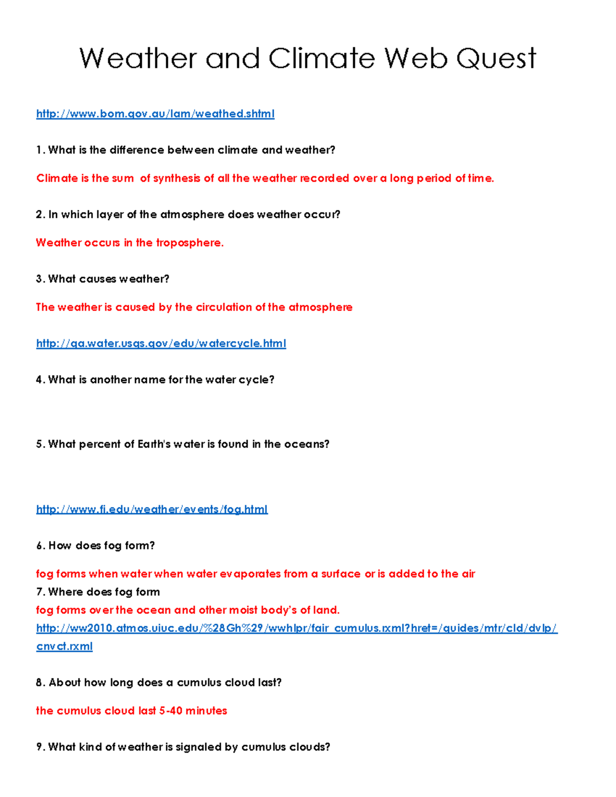 David of Weather-and-Climate-Webquest - bom.gov/lam/weathed.shtml 1 ...
