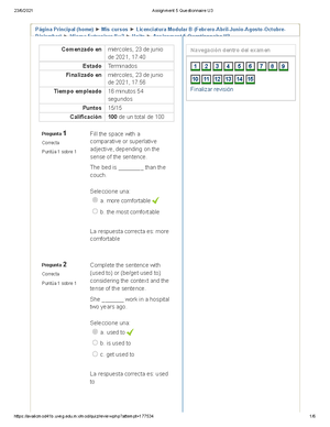 Assignment 2 Audio file Idioma Extranjero II (Ingles) - SOMEONE WHO HAS DIED Say "Hi” and - Studocu