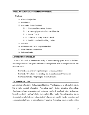 Principle of Accounting 1 - Chapter 8 - UNIT 8. ACCOUNTING FOR ...