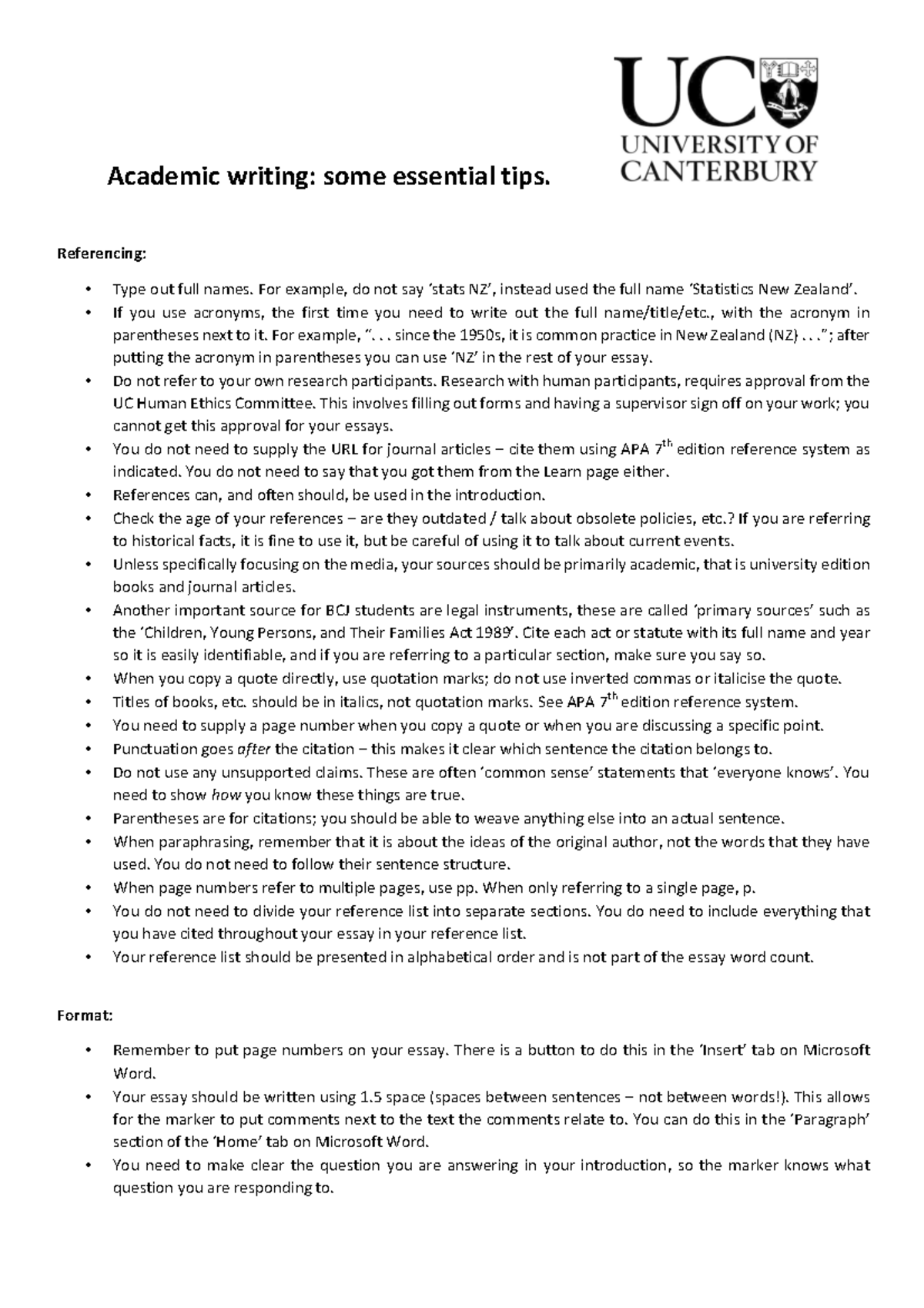 Academic writing tips - Academic writing: some essential tips ...