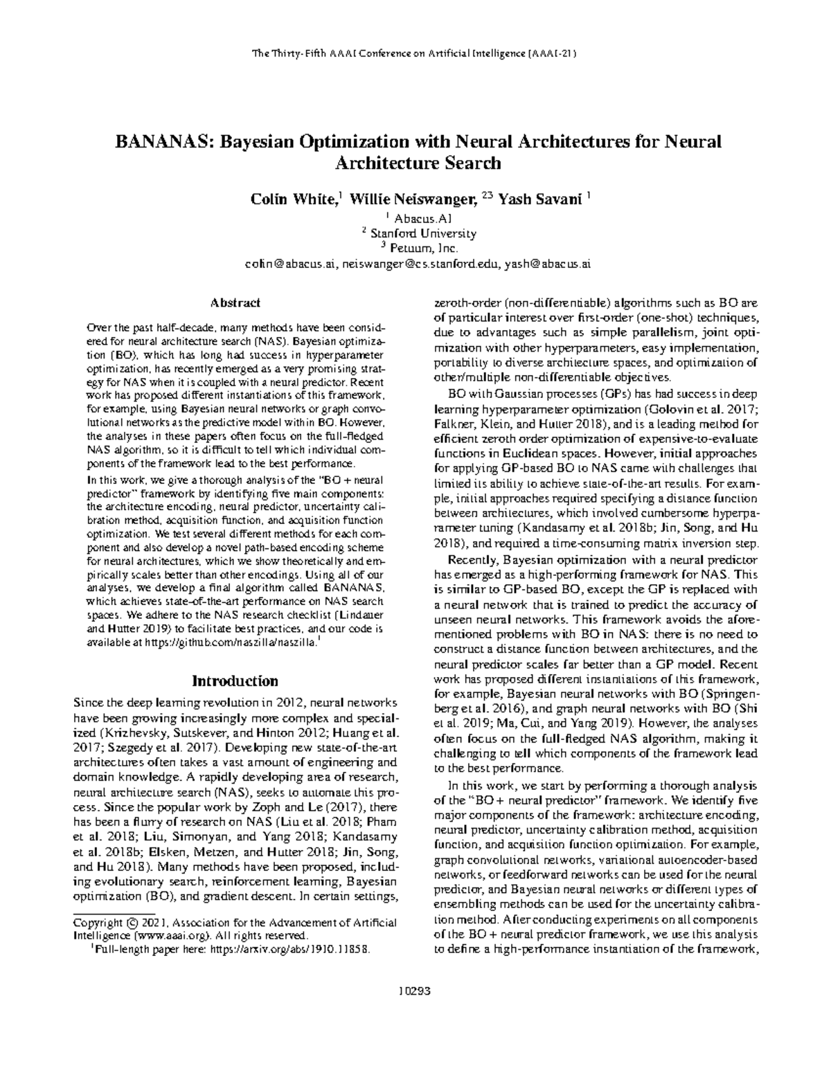 Optimization With Neural Architectures For Neural Bananas Bayesian Optimization With Neural