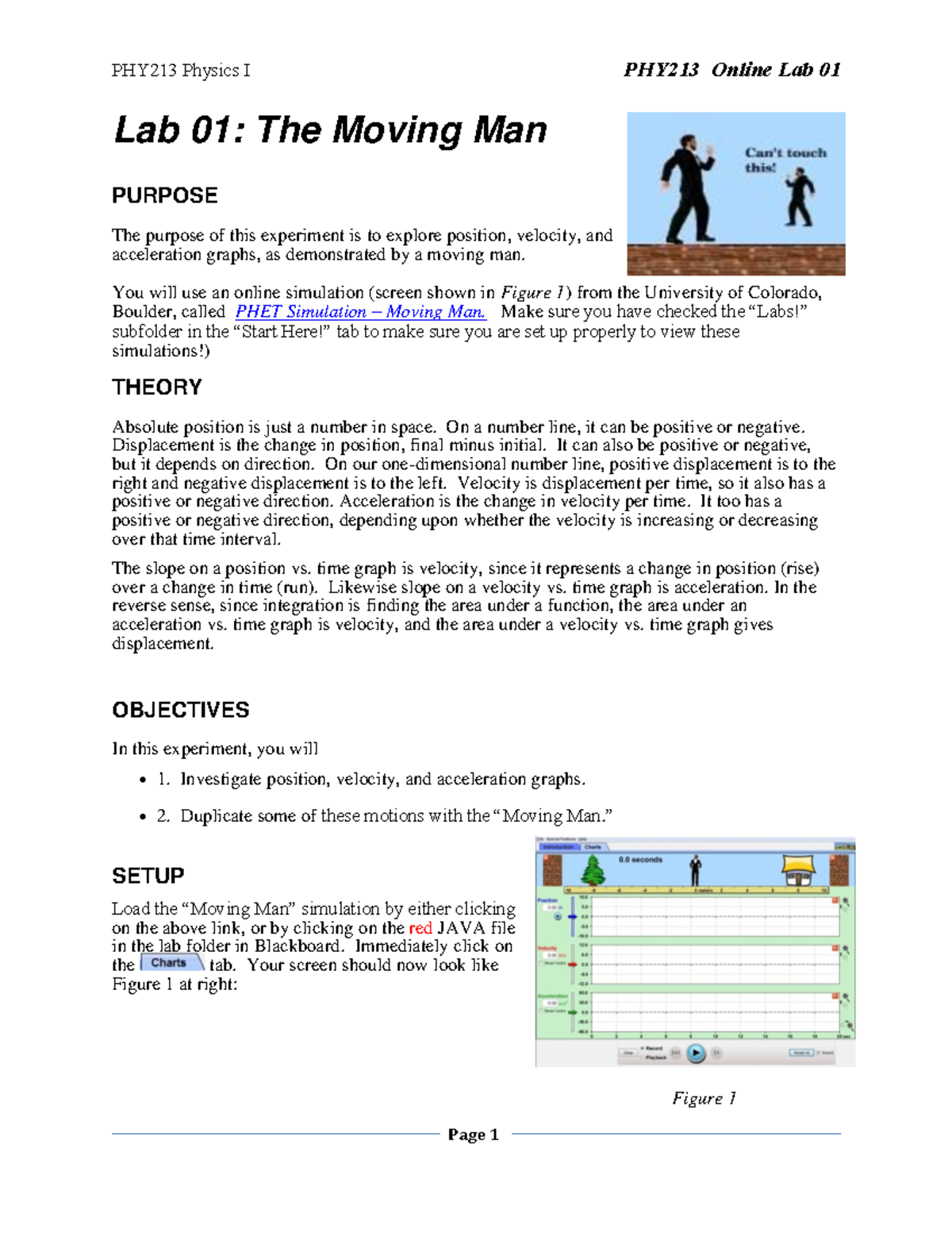 Fetherolf Hannah 01 - lab - PHY213 Physics I PHY213 Online Lab 01 Page ...