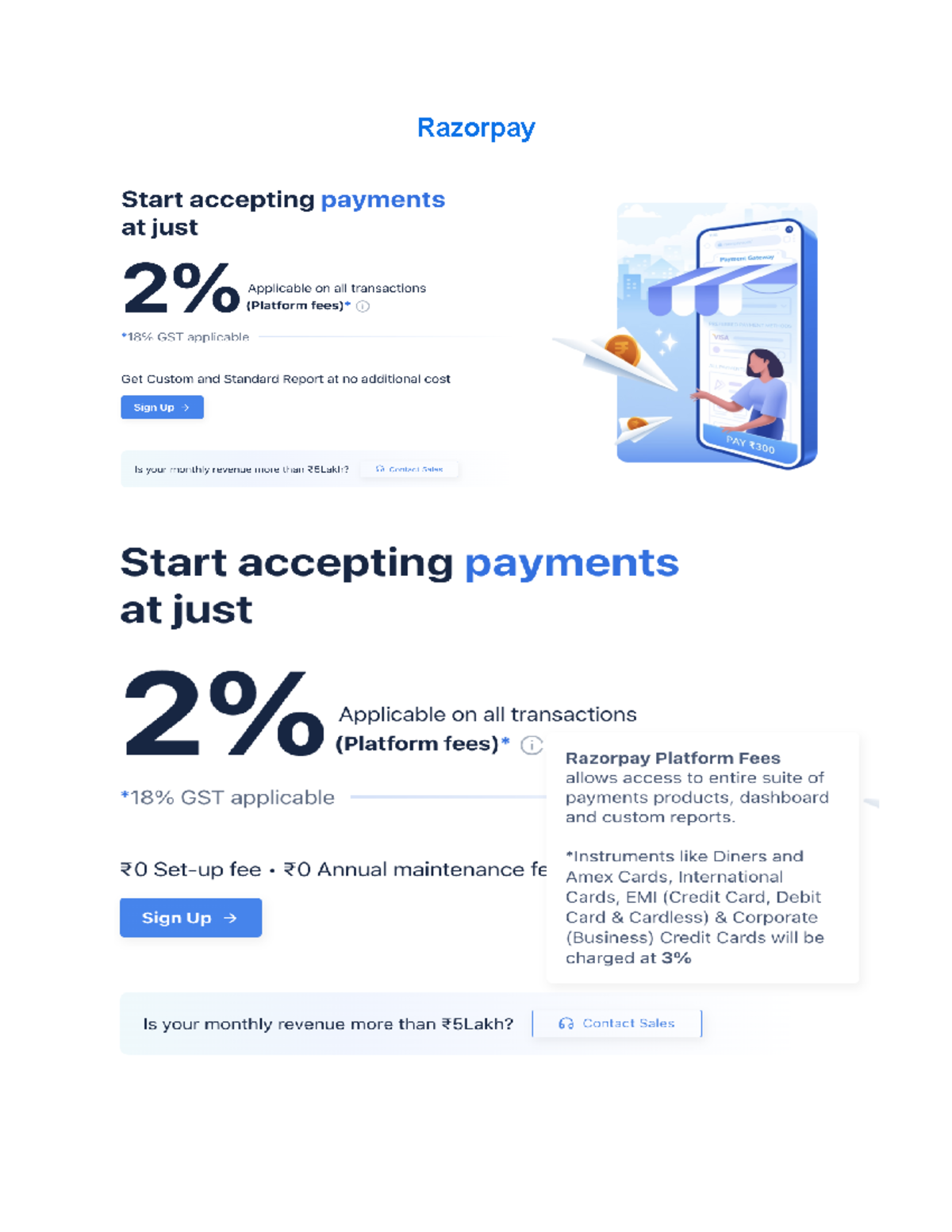 Charges razor - Razorpay Start accepting payments at just Payment ...