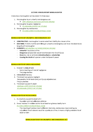 criminal law notes - Example One Statement of Account Lucy Wright Sale ...