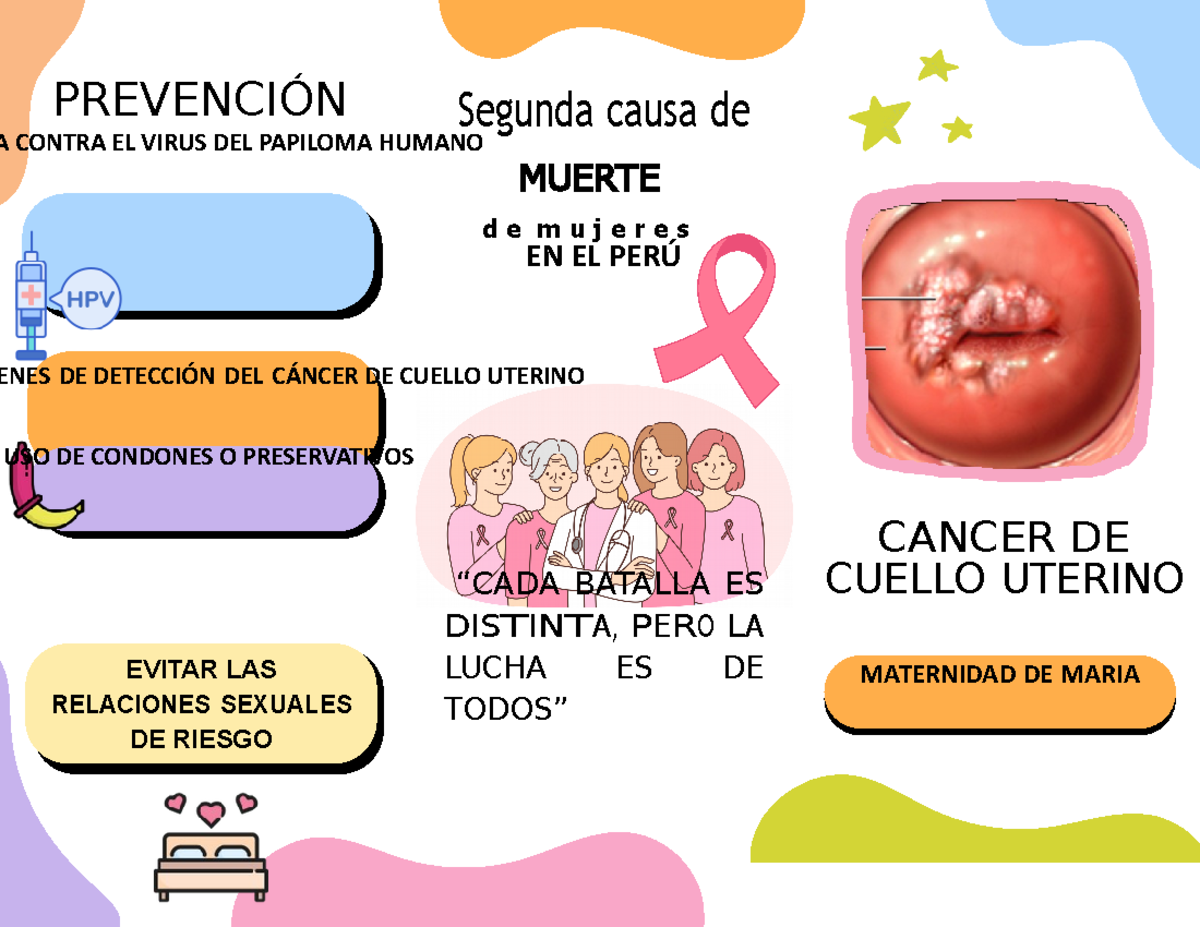 Cancer DE Cuello Uterino - PREVENCIÓN VIRUS DEL PAPILOMA HUMANO DE ...