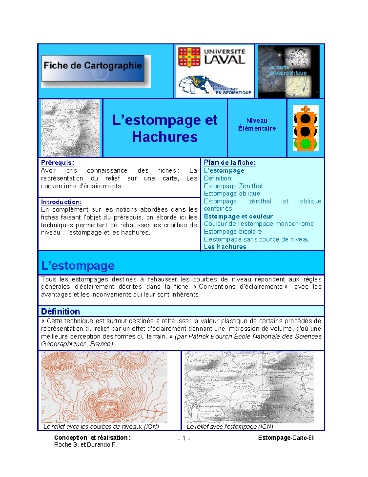 (CAP 11)estompage - Conception et réalisation : Estompage-Carto-El - 1 ...