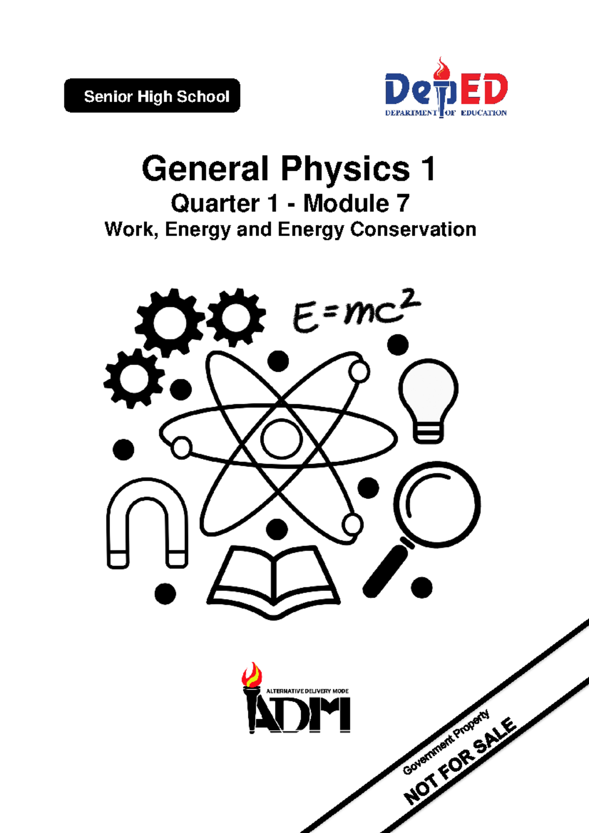 7 General Phyics 1 12 Q1 Mod7 Work Energy and Energy Conservation v5 ...