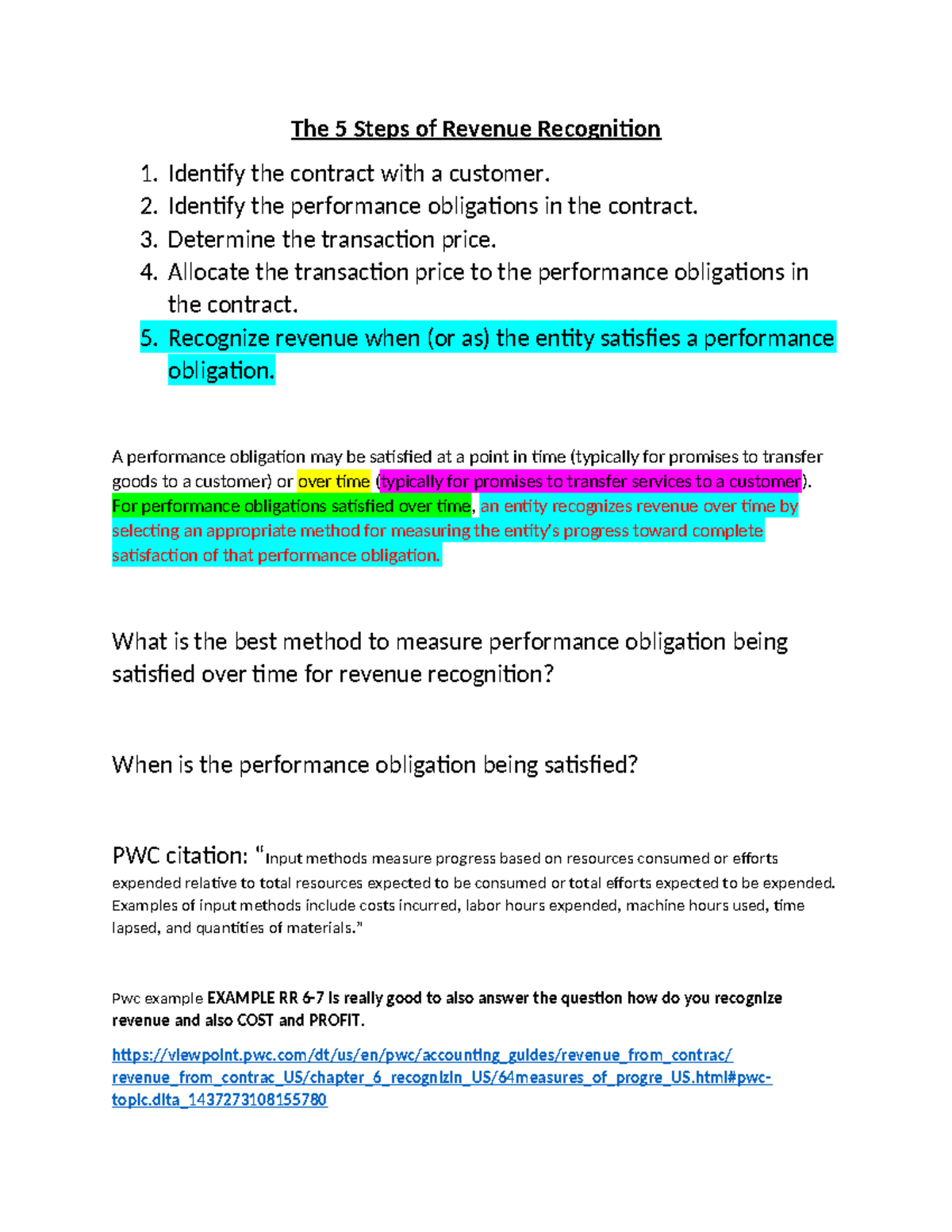 The 5 Steps of Revenue Recognition - Identify the contract with a ...