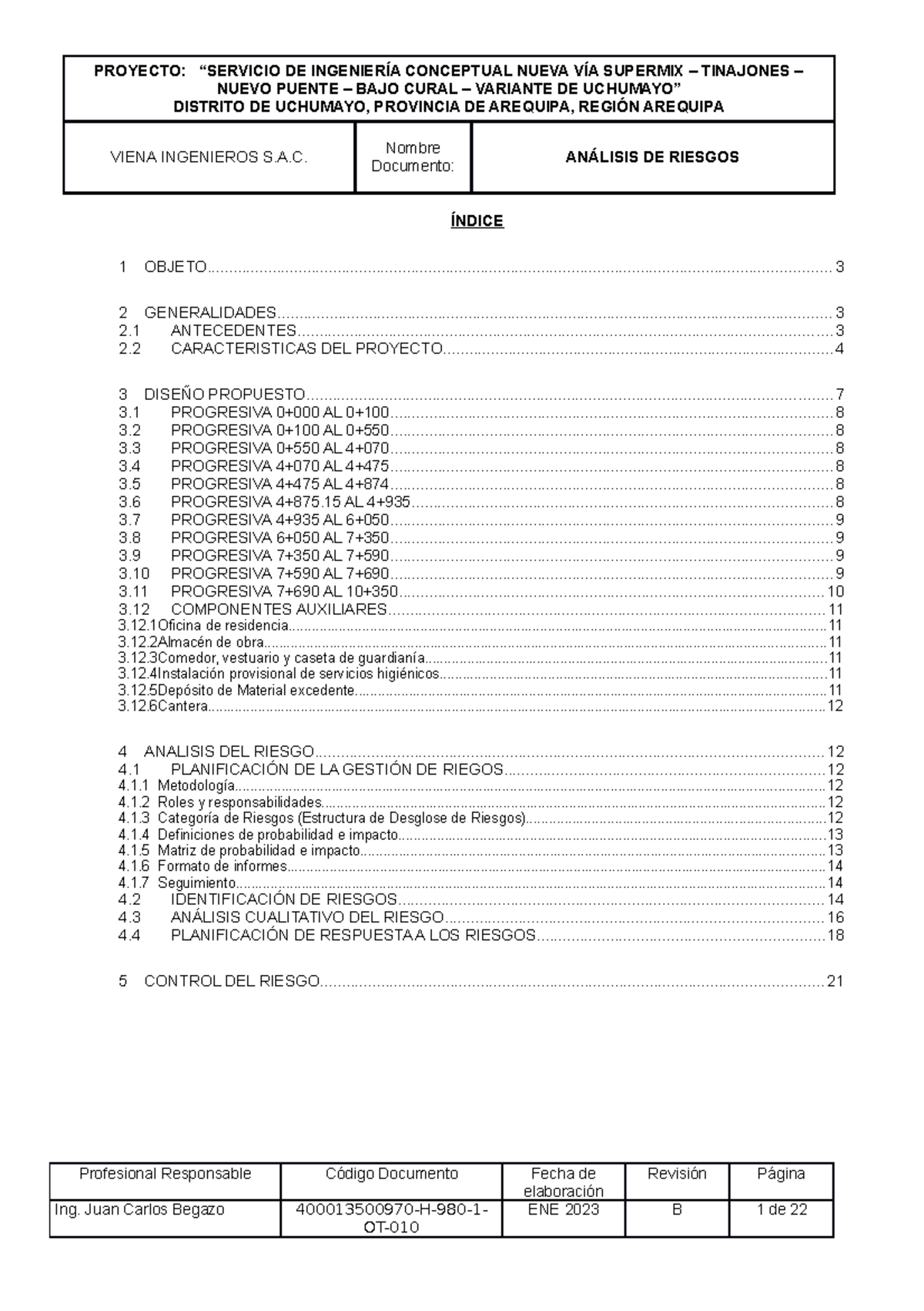 03. Análisis DE Riegos - kjuyh - NUEVO PUENTE – BAJO CURAL – VARIANTE ...