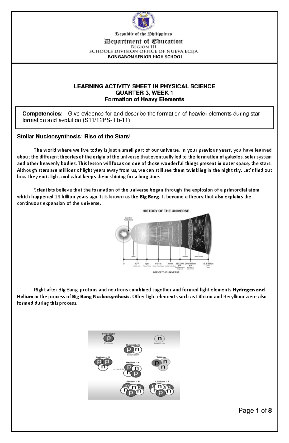 LAS Physical Science WEEK1 LEARNING ACTIVITY SHEET IN PHYSICAL las-physical-science-week1-learning-activity-sheet-in-physical