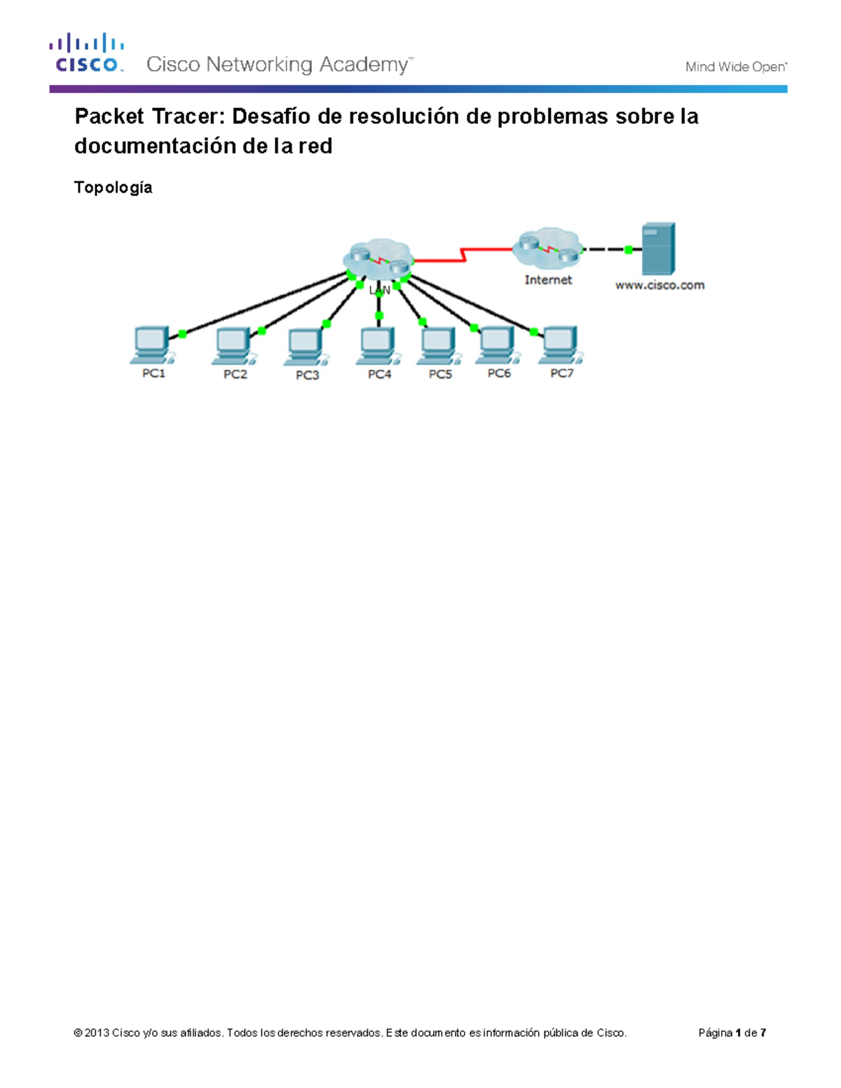 3.1.1 - Documentando la red - Instrucciones ZGS - Packet Tracer: Desafío de resolución de ...
