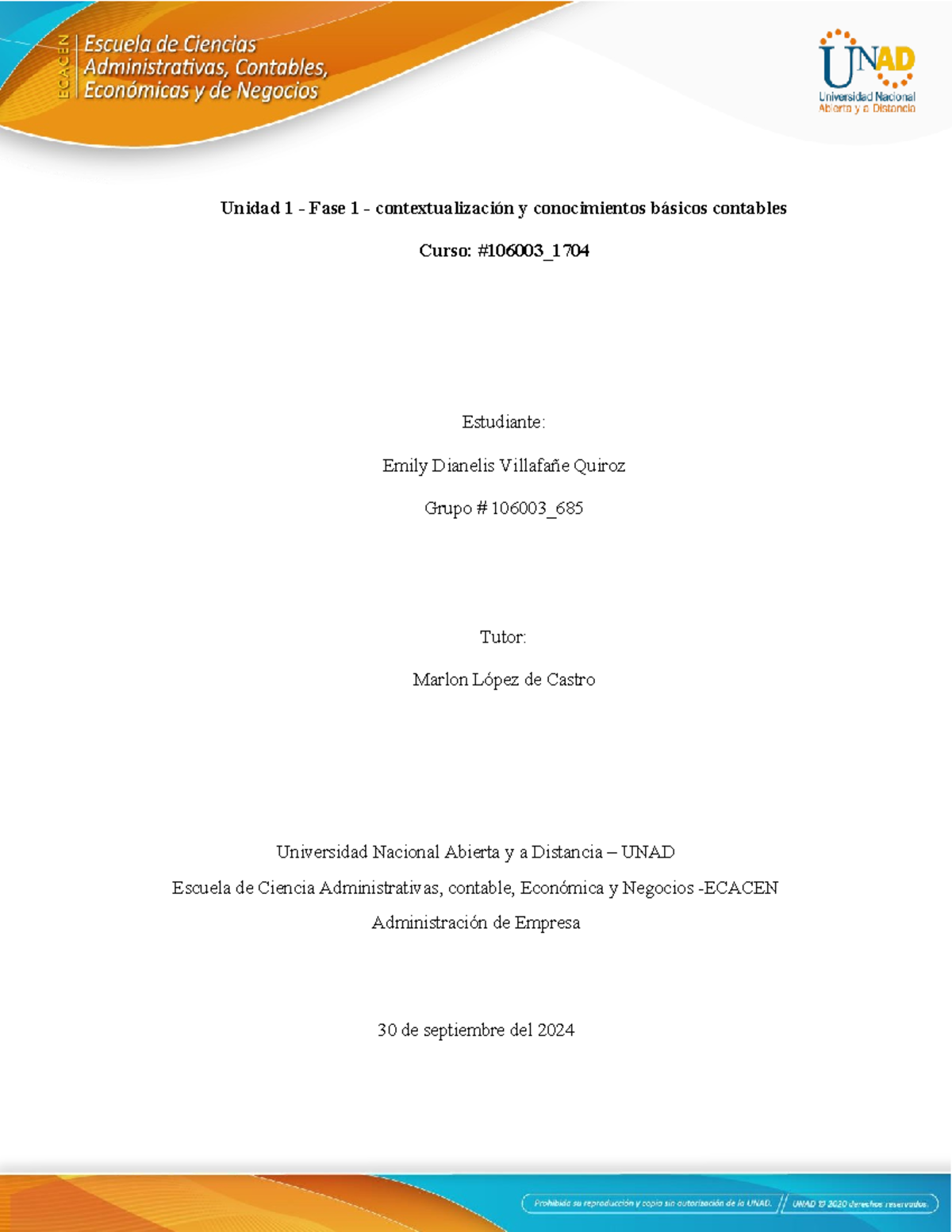 Rol Tesorera Emily Villafañe - Unidad 1 - Fase 1 - contextualización y ...