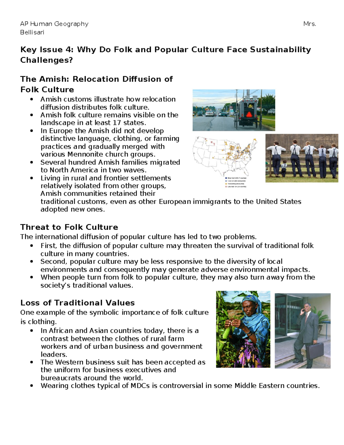 Chapter 4 - key issue 4 notes - AP Human Geography Mrs. Bellisari Key ...