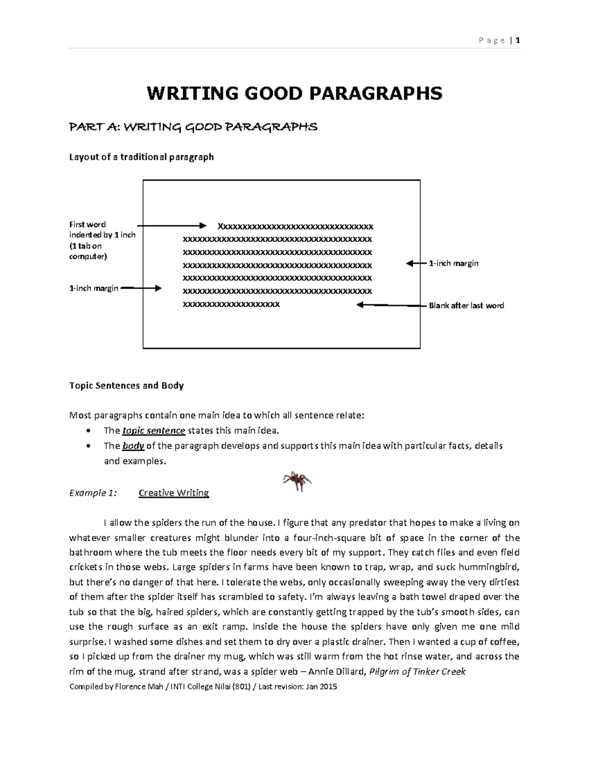 Writing a GOOD Paragraphs notes (Thesis statement) - WRITING GOOD ...