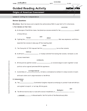 Ramsey - answers to math - PAGE 1 O F 3 How to Make a Budget Work ...