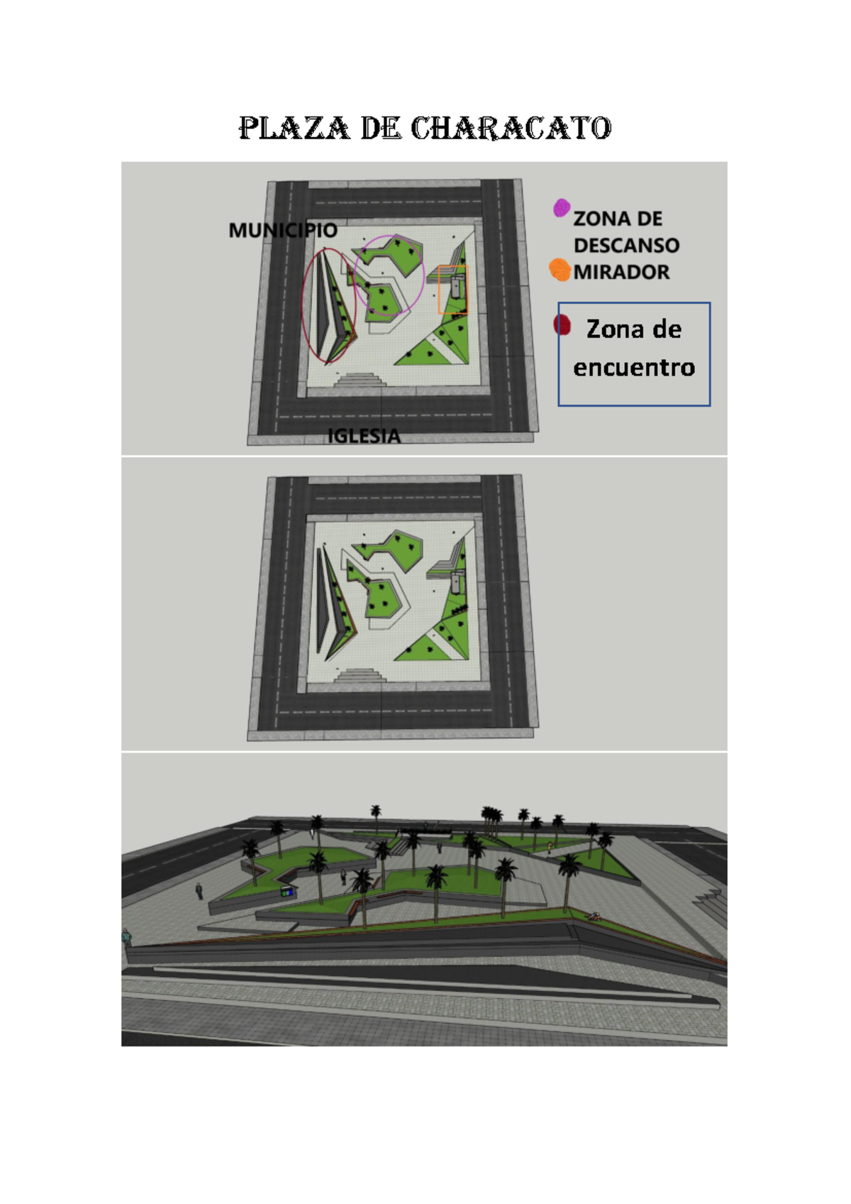 Plaza de Characatot 2 - Taller Arquitectonico - Plaza de Characato Zona ...