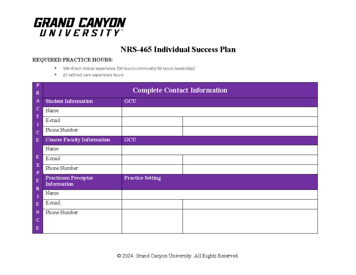 NRS-465-RS-T1-Individual Success Plan - NRS-465 Individual Success Plan ...