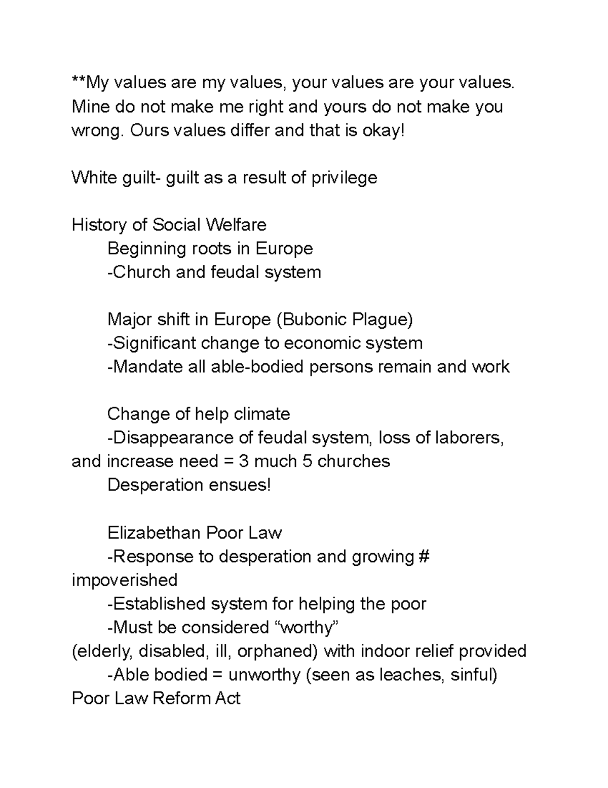 9 4 notes - **My values are my values, your values are your values ...