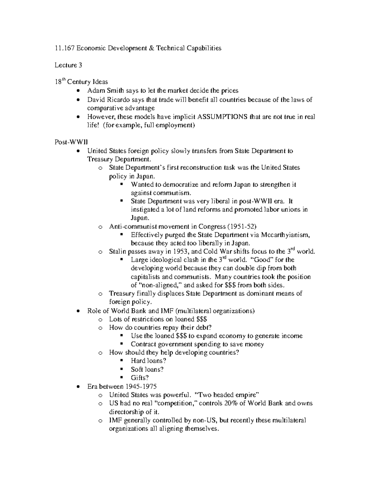 84d18a5dcdc472cade9ec3a0c771b368 lec 3 - 11 Economic Development & Technical Capabilities - Studocu