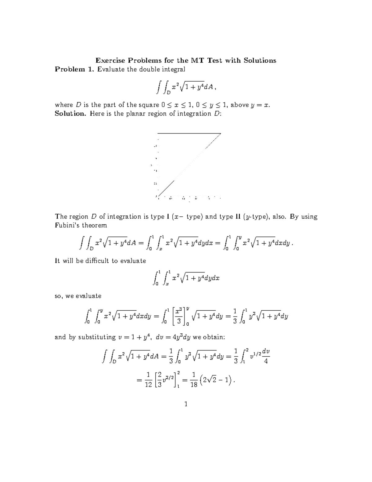 Test 26 October 2020, questions and answers - Exercise Problems for the ...